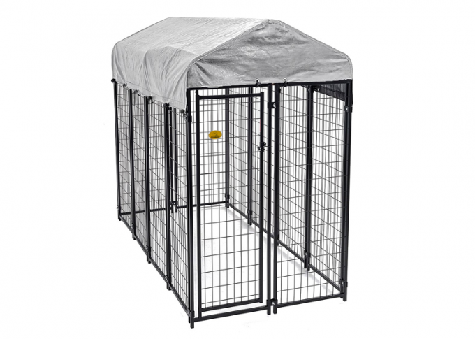 Metal Modular Dog Kennels Pet Cage , Houseables Dog Kennel Large Dog Crate