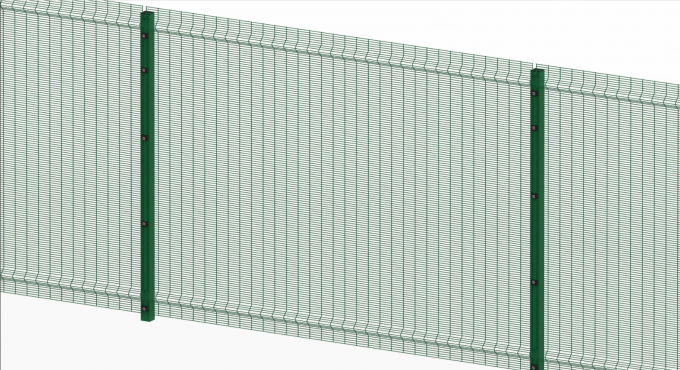Anti Cut High Security Mesh Fence Clear View Sliding Gate 358 Wire Anti ...