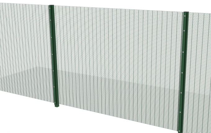 Anti Cut High Security Mesh Fence Clear View Sliding Gate 358 Wire Anti ...