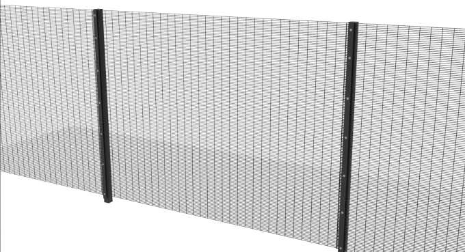 Anti Cut High Security Mesh Fence Clear View Sliding Gate 358 Wire Anti ...