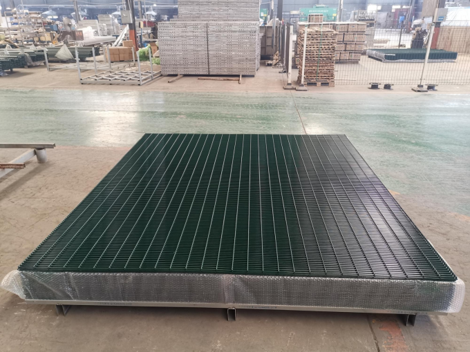 Anti Cut High Security Mesh Fence Clear View Sliding Gate 358 Wire Anti ...
