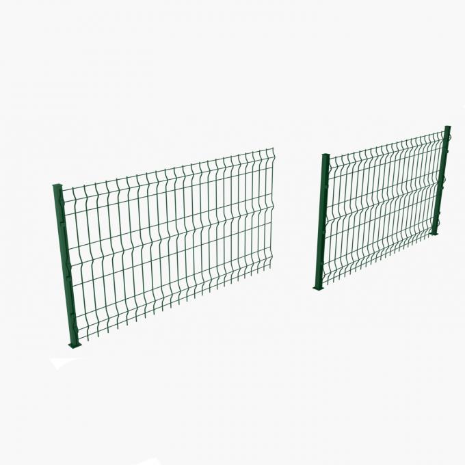 3D Curvy Steel Galvanized Welded Mesh Security Panels With Powder ...