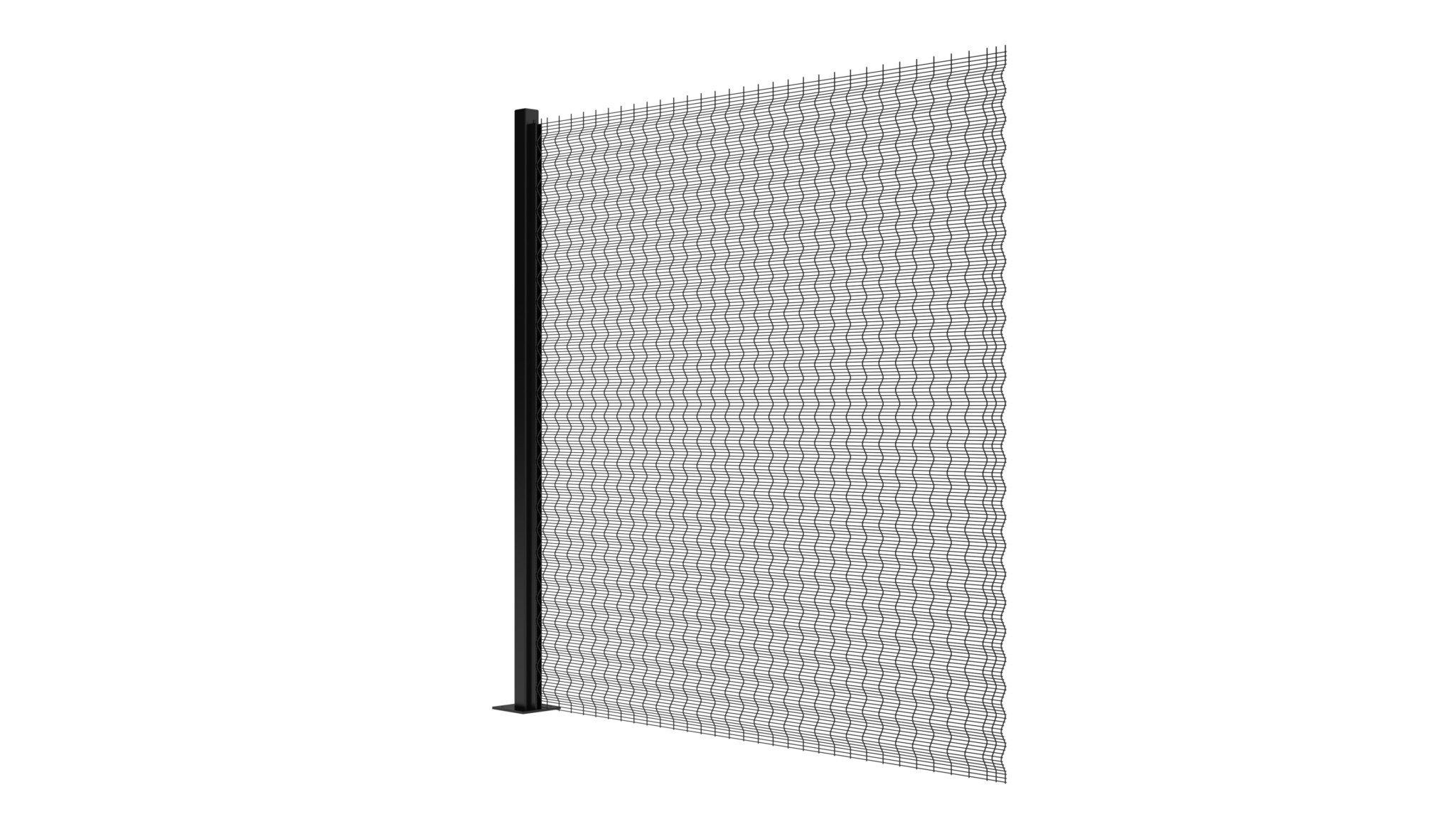 Anti Cut High Security Mesh Fence Clear View Sliding Gate 358 Wire Anti ...