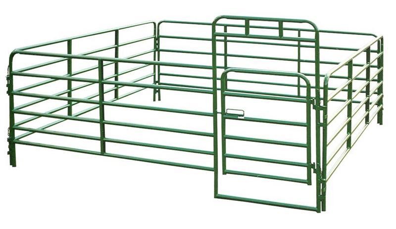 Livestock Cattle Corral Fence Gate 6ft X 12ft Heavy Duty Horse Round ...