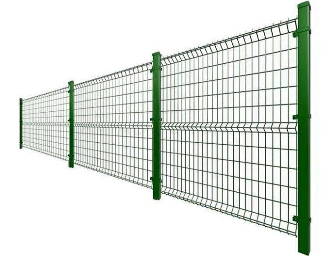 4mm Steel V Mesh Panel Fencing With Powder Coating Finish 2.4m 2.5m