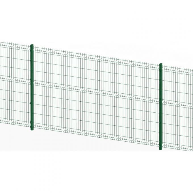 PVC Coated Galvanized V Beam Security Fencing 2.5m Garden Border Fence