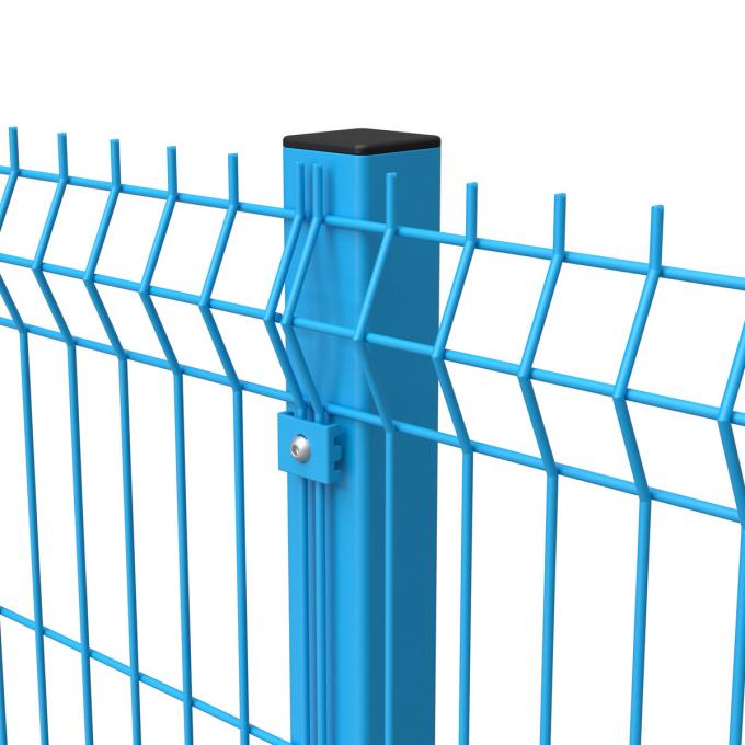 Home Outdoor V Mesh Security Fencing Decorative 3D Curved Welded Wire ...